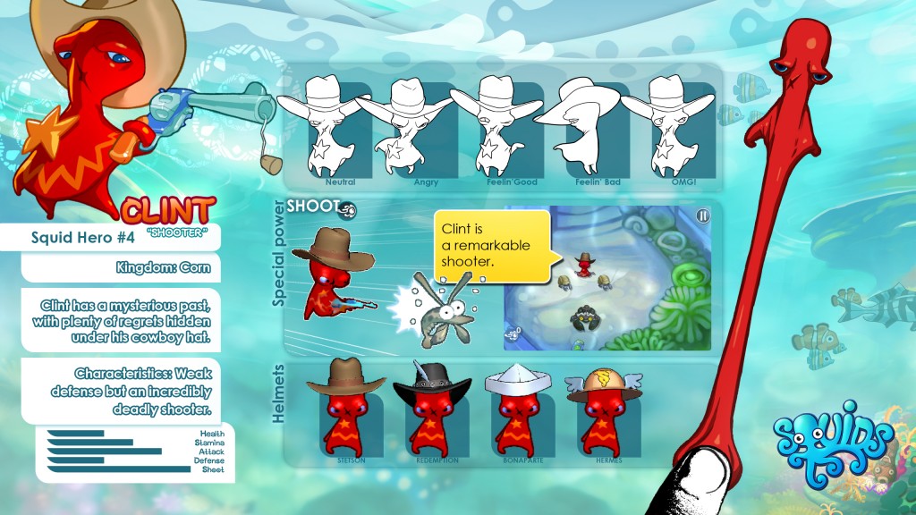 SQUIDS - Characters reveal - The Game Bakers