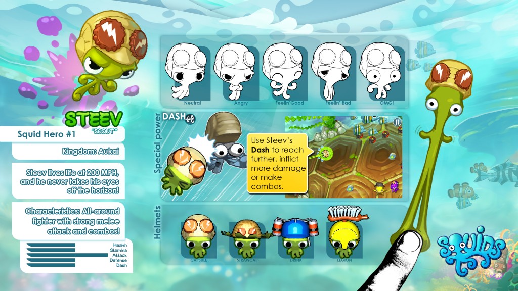 SQUIDS - Characters reveal - The Game Bakers